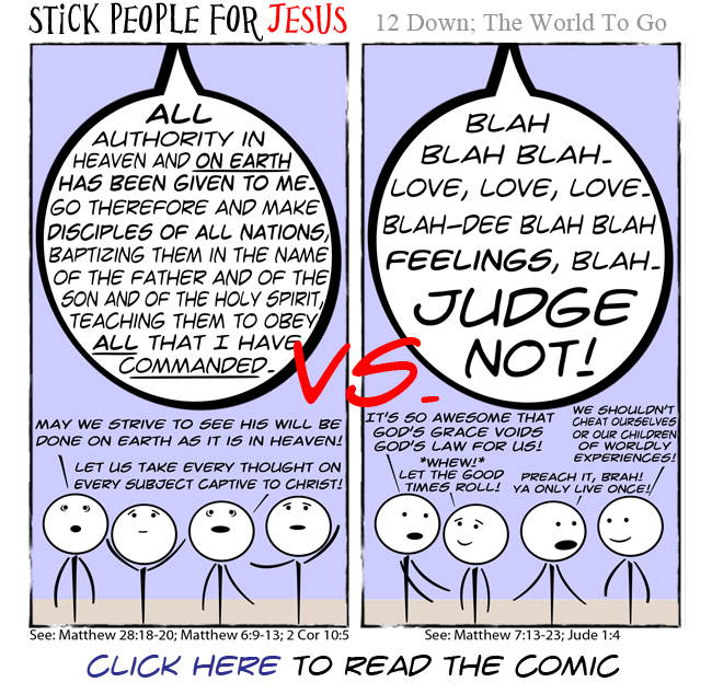 Stick People for Jesus Comic – Fire Breathing Christian